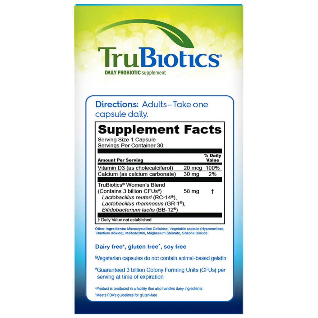 Women's Probiotic Capsules - Trubiotics