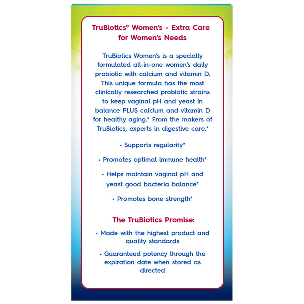 Women's Probiotic Capsules - Trubiotics